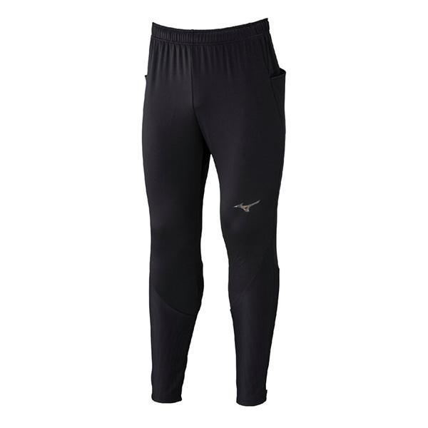 裏起毛 トレーニングパンツメーカー：ミズノ mizunoカラー：【09】ブラック素材：ポリエステル91%、ポリウレタン9%優れたストレッチ性を発揮する、フットボール設計ウォームアップパンツ。・生地の厚さ：薄手(裏起毛)・ストレッチ性：かなり...
