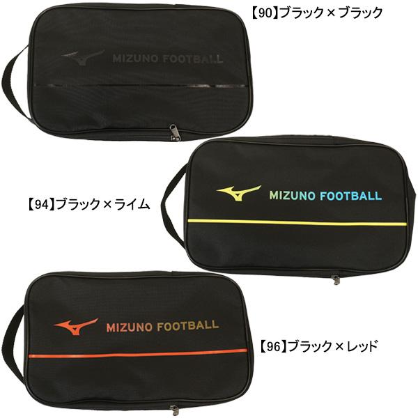 シューズケースメーカー：ミズノ mizunoカラー：【90】ブラック×ブラック【94】ブラック×ライム【96】ブラック×レッド素材：ポリエステル100％サイズ：34×14×20cm【在庫について】当ショップは、店頭及び自社サイトにて在庫を共...