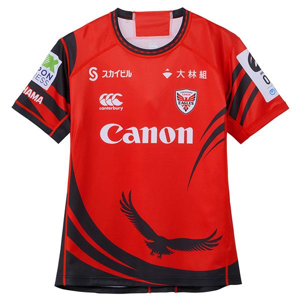 横浜キヤノンイーグルス レプリカユニフォームメーカー：カンタベリー canterburyカラー：RD素材：ポリエステル100%NTTジャパンラグビー リーグワン2025-26の横浜キヤノンイーグルスの新1STレプリカジャージーです。・生地の...