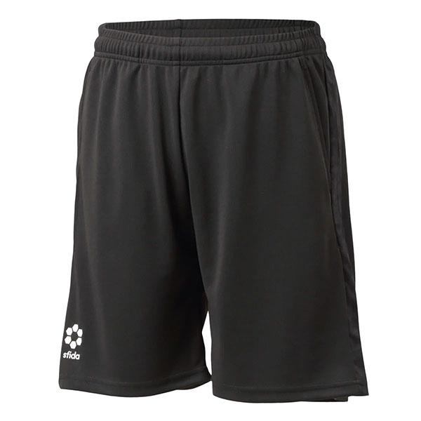 サッカー レフェリー用ユニフォーム レフェリーパンツメーカー：スフィーダ（SFIDA）カラー：BLK耐久性とストレッチ性のバランスを考慮した吸汗速乾機能素材大き目なサイドポケット右ポケット内のトスコイン専用ポケット付き右後ろベルクロ付ポケッ...