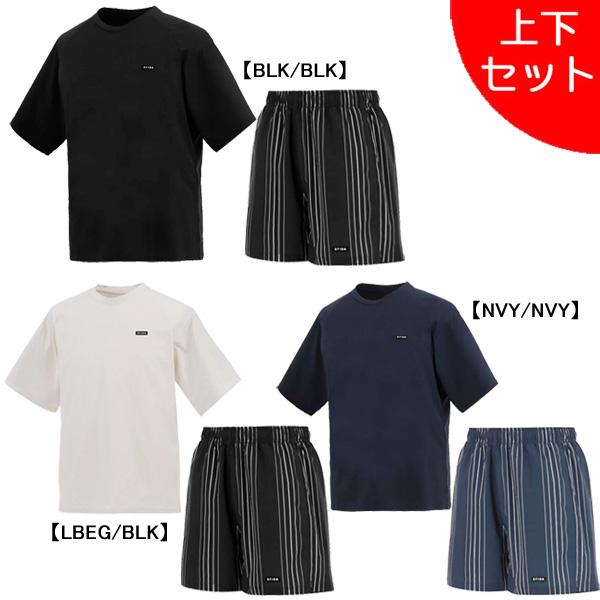 プラクティスシャツ 半袖 ハーフパンツ 上下メーカー：スフィーダ SFIDAカラー：【BLK/BLK】【LBEG/BLK】【NVY/NVY】素材：ポリエステル100%・生地の厚さ：薄手・ストレッチ性：かなり有(パンツは少し有)・生地感：サラ...