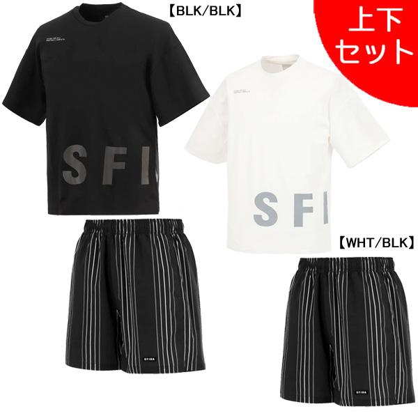プラクティスシャツ 半袖 ハーフパンツ 上下メーカー：スフィーダ SFIDAカラー：【BLK/BLK】【WHT/BLK】素材：ポリエステル100%・生地の厚さ：薄手・ストレッチ性：かなり有(パンツは少し有)・生地感：サラサラ柔らかい・通気性...