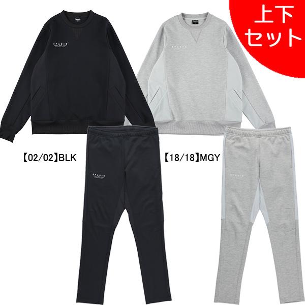 スウェット上下メーカー：スパッツィオ spazioカラー：【02/02】BLK【18/18】MGYセット内容・トップ（TP0636/定価8,800円）・パンツ（BT0277/定価6,985円）素材：ポリエステル75% コットン25%シャツ・...