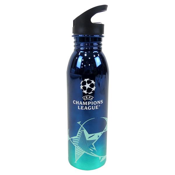700ml ステンレス ドリンクボトルメーカー：UEFAオフィシャル カラー：ネイビー容量：750mlステンレススチールフェードメタリックキャンプスタイルウォーターボトル印象的なUVメタリック仕上げ、白いUEFAの紋章と文字閉じられる透明な...
