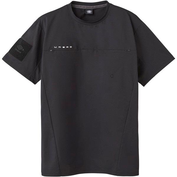 ◆ポスト投函「ネコポス」にて送料無料で発送致します。◆複数点ご購入にてネコポス規格外の場合は、宅急便送料無料で発送致します。吸汗速乾 Tシャツメーカー：アンブロ umbroカラー：BK00素材：ポリエステル100%サッカー指導者が欲しいアイ...