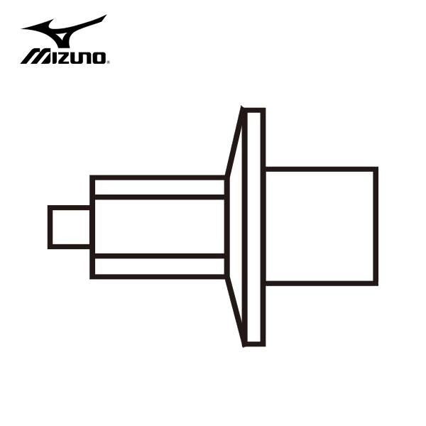 スパイクピン（オールウェザー／トラック用）二段平行タイプ（陸上）【種別】スパイクアクセサリ【メーカー】ミズノ/MIZUNO【カラー】 ブラック【素材】金属製（鉄）【仕様】ネジサイズ／5mm【詳細】替ピン／16本