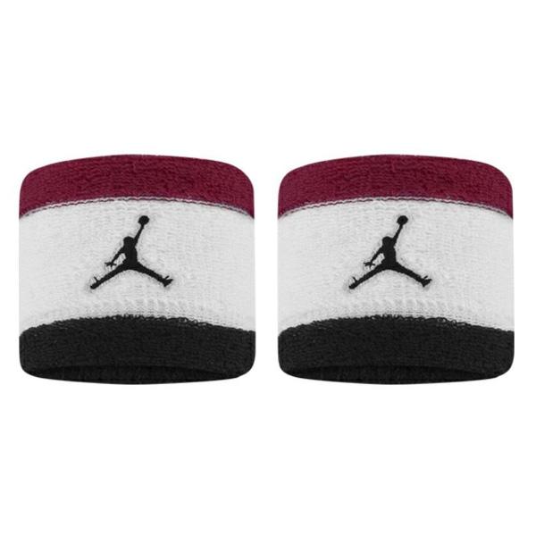 バスケットボール アクセサリー リストバンド2個セット【カラー】048：カーディナルレッド/ホワイト/ブラック【素材】綿72%、ポリエステル12%、ナイロン12%、ゴム3％、ポリウレタン1%