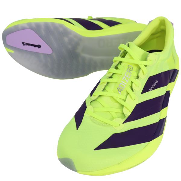 メンズ ランニングシューズアディゼロ ジャパン9 ADIZERO JAPAN 9【メーカー】アディダス adidas【カラー】JQ0776：ソーラーイエロー/オーロラプラム/パウダープラム【素材】 アッパー：合成繊維ソール：ゴム底
