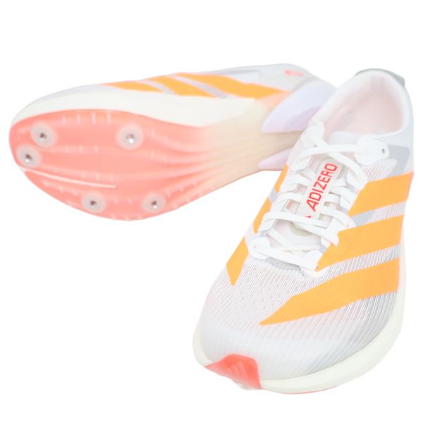 ADIZERO AMBITION【カラー】フットウェアホワイト/ルシッドオレンジ/ルシッドレッド【素材】アッパー：合成繊維 アウトソール：合成底