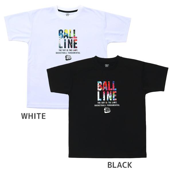 BALL LINEの『スリムフィット』なTシャツ。複雑で繊細なデザインでも色鮮やかに美しく表現することができるDTFプリントを使用しています。●カラー：WHITE、BLACK●サイズ：S - XL●プリントカラーホワイト…ロイヤル、オレンジ...