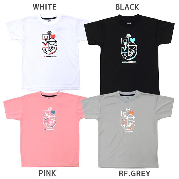 BALL LINEの『スリムフィット』なTシャツ。キッズサイズ対応可能。バスケ愛がギュッと詰まったデザインです。●カラー：WHITE、BLACK、PINK、RF.GREY●サイズ：2XS - XL●プリントカラー：ホワイト…ブラック、バーミ...