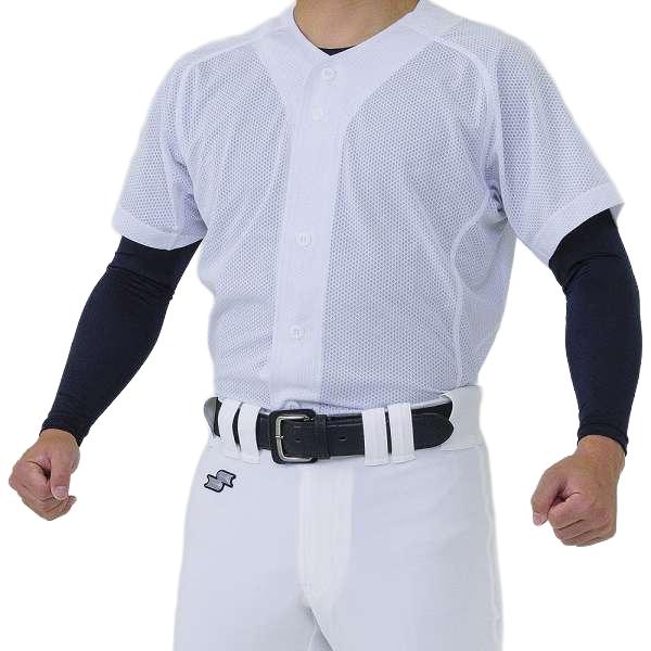 野球 ユニフォームメッシュシャツストレッチ性に優れ、腕の上げやすさにこだわった3Dユニフォームニットシャツ【メーカー】エスエスケイ SSK【素材】ポリエステル100%