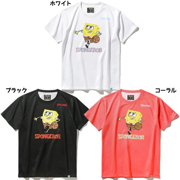 ジュニア Tシャツ スポンジ・ボブ ドリブル●ドリブルをするスポンジ・ボブのカラフルなプリントTシャツ。●汗などのウェア内の水分を吸収し、外へと放出してドライな着心地をキープする吸水速乾機能を採用。●UVカット機能(UPF50+)を搭載し、...