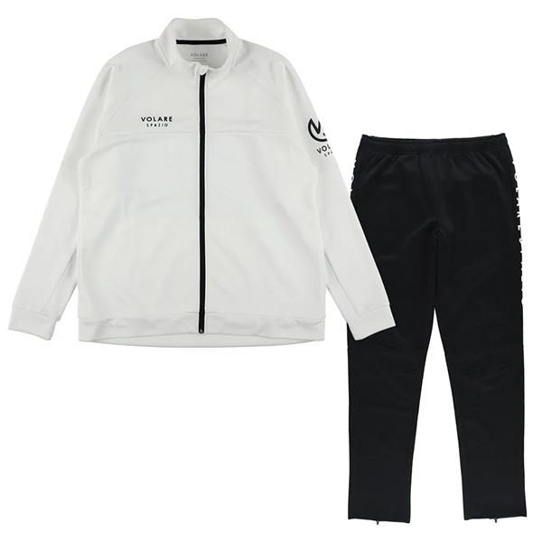 シンプルなラインにブランドロゴをあしらった、スタイリッシュなジャージ上下セット。パンツには着脱しやすいファスナーを備え、移動やウォーミングアップにも便利。チームウェアとしても映える一着です。●カラー：(01)ホワイト、(02)ブラック、(2...