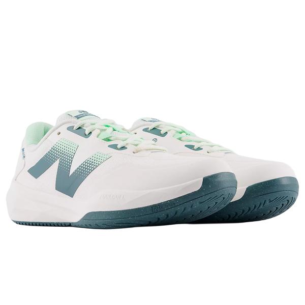796v4 レディース テニスシューズ オールコート【メーカー】ニューバランス Newbalance【カラー】N4：sea salt with new spruce and lab green【幅】D女性用のオールコートモデル「FuelCe...