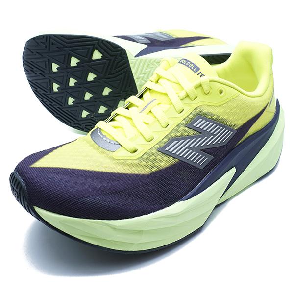 レディース ランニングシューズメーカー：ニューバランス New Balanceカラー：LIME/BLACKアッパー：合成繊維ミッドソール：合成底アウトソール：ゴム底軽量性・反発性に優れた万能モデル「FuelCell Rebel v5」にシー...