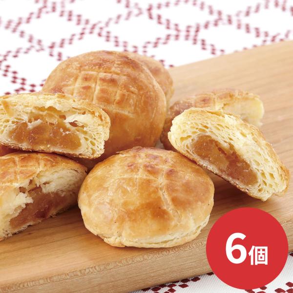 北信濃のふじりんごを蜜煮しパイでくるみました。北信濃のおいしいりんご「ふじ」をじっくり蜜煮してパイ生地で包み、焼き上げました。しっとりなのにサクサクした食感のお菓子です。