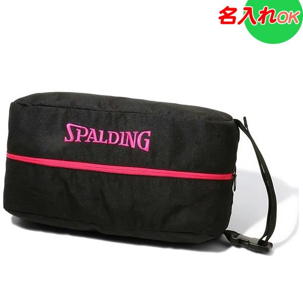 バスケットボールシューズを収納可能なバッグ[メーカー]スポルティング SPALDING[品名]シューズバッグ　シューズケース　シューケース[商品名/品番]シューズバッグ ピンク　42002PK[カラー]PK：ピンク[素材]ポリエステル[サイ...