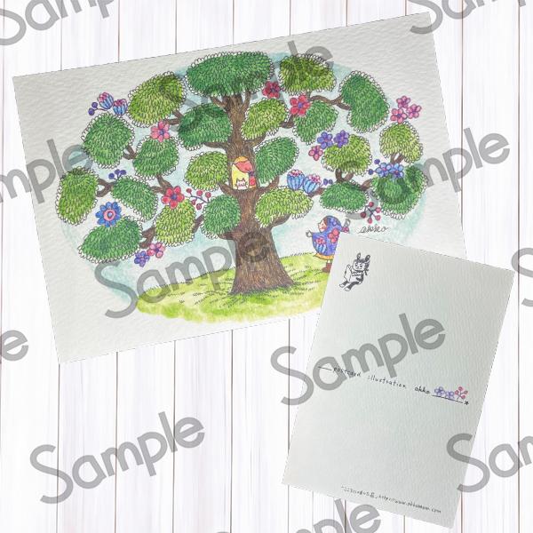 人気イラストレーターillusutation akkoさんのかわいらしいポストカードです。贈り物に添えて、また近況を報告したりする際にお手紙は気持ちがより伝わりますね！送った先で飾って楽しんで頂けるポストカードです。♪送料無料となっています...