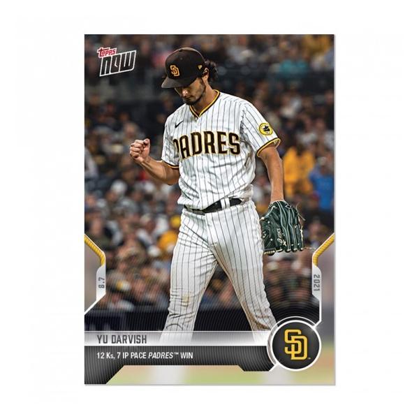 ・シリーズ：2021 MLB TOPPS NOW・サイズ　：2.5x3.5インチ（約6.4×8.9センチ）・選手名　：ダルビッシュ・ユウ（Yu Darvish ゆうだるびっしゅ）・チーム　：パドレス PADRES・種類　　：トレーディングカ...
