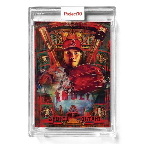 ・シリーズ：2021 MLB TOPPS PROJECT70・サイズ　：2.5x3.5インチ（約6.4×8.9センチ）、厚さ130ptの特別専用ケース入り・選手名　：大谷翔平（Shohei Ohtani おおたにしょうへい）・チーム　：エン...
