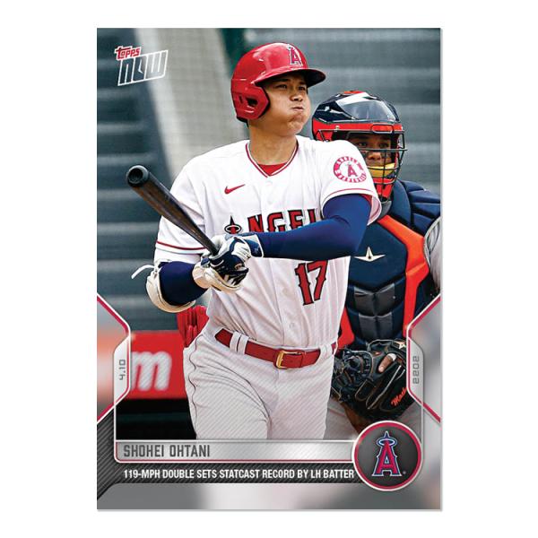 【発売日：2022年04月11日】・シリーズ：2022 MLB TOPPS NOW・サイズ　：2.5x3.5インチ（約6.4×8.9センチ）・選手名　：大谷翔平（Shohei Ohtani おおたにしょうへい）・チーム　：エンゼルス Ang...