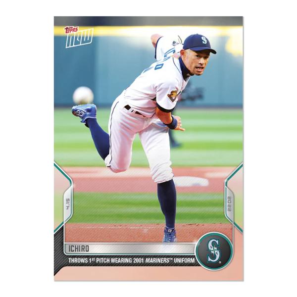 【発売日：2022年04月15日】・シリーズ：2022 MLB TOPPS NOW・サイズ　：2.5x3.5インチ（約6.4×8.9センチ）・選手名　：イチロー（ISHIRO いちろー）・チーム　：シアトル・マリナーズ Seattle Ma...