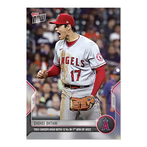 【発売日：2022年04月21日】・シリーズ：2022 MLB TOPPS NOW・サイズ　：2.5x3.5インチ（約6.4×8.9センチ）・選手名　：大谷翔平（Shohei Ohtani おおたにしょうへい）・チーム　：エンゼルス Ang...