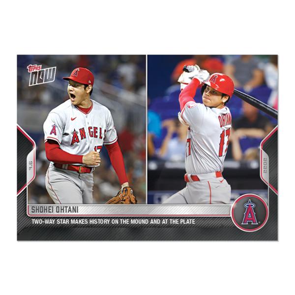 【発売日：2022年07月06日】・シリーズ：2022 MLB TOPPS NOW・サイズ　：2.5x3.5インチ（約6.4×8.9センチ）・選手名　：大谷翔平（Shohei Ohtani おおたにしょうへい）・チーム　：エンゼルス Ang...