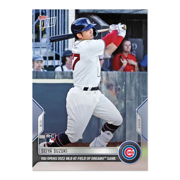 【発売日：2022年08月11日】・シリーズ：2022 MLB TOPPS NOW・サイズ　：2.5x3.5インチ（約6.4×8.9センチ）・選手名　：鈴木誠也（Seiya Suzuki すずきせいや）・チーム　：シカゴ カブス Chica...