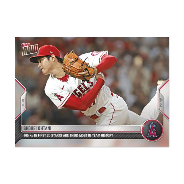 【発売日：2022年08月16日】・シリーズ：2022 MLB TOPPS NOW・サイズ　：2.5x3.5インチ（約6.4×8.9センチ）・選手名　：大谷翔平（Shohei Ohtani おおたにしょうへい）・チーム　：エンゼルス Ang...