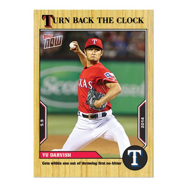 【発売日：2022年06月09日】・シリーズ：2022 MLB TOPPS NOW - TURN BACK THE CLOCK -・サイズ　：2.5x3.5インチ（約6.4×8.9センチ）・選手名　：ダルビッシュ有（YU DARVISH だ...