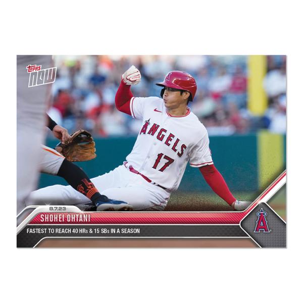 【発売日：2023年08月07日】・シリーズ：2023 MLB TOPPS NOW・サイズ　：2.5x3.5インチ（約6.4×8.9センチ）・選手名　：大谷翔平（Shohei Ohtani おおたにしょうへい）・チーム　：エンゼルス Ang...