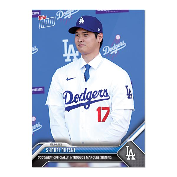 【発売日：2023年12月14日】・シリーズ：2023 MLB TOPPS NOW・サイズ　：2.5x3.5インチ（約6.4×8.9センチ）・選手名　：大谷翔平（Shohei Ohtani おおたにしょうへい）・チーム　：ドジャース DOD...
