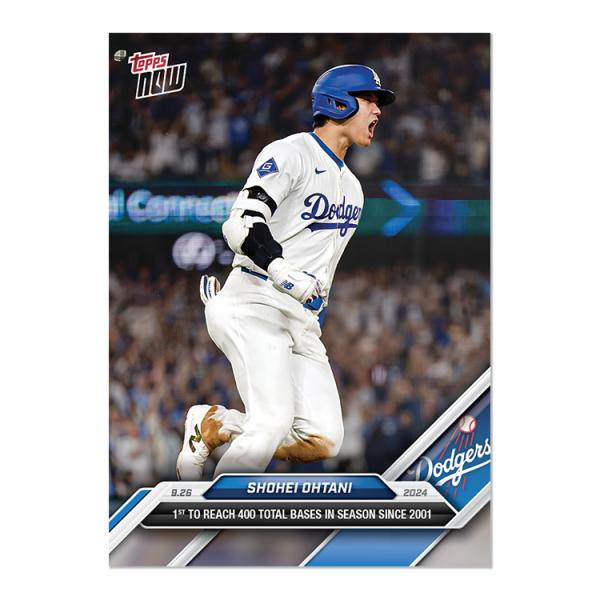 【発売日：2024年09月26日】・シリーズ：2024 MLB TOPPS NOW・サイズ　：2.5x3.5インチ（約6.4×8.9センチ）・選手名　：大谷翔平（Shohei Ohtani おおたにしょうへい）・チーム　：ドジャース DOD...