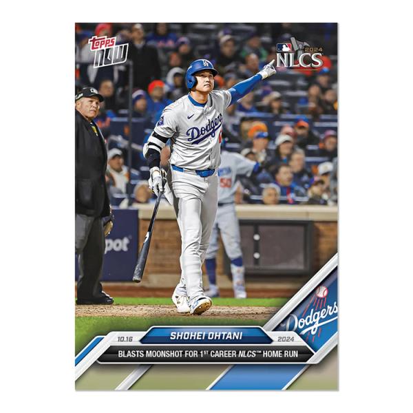 【発売日：2024年10月16日】・シリーズ：2024 MLB TOPPS NOW・サイズ　：2.5x3.5インチ（約6.4×8.9センチ）・選手名　：大谷翔平（Shohei Ohtani おおたにしょうへい）・チーム　：ドジャース DOD...