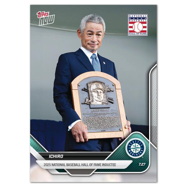 【発売日：2025年07月28日】・シリーズ：2024 MLB TOPPS NOW・サイズ　：2.5x3.5インチ（約6.4×8.9センチ）・選手名　：イチロー（ISHIRO いちろー）・チーム　：シアトル・マリナーズ Seattle Ma...