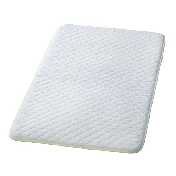 品名 -item name-洗濯機で洗えるお昼寝敷きふとん中芯スペック -spec-サイズ：約70×120×2.5ｃｍ組成：側生地／綿100％（無地ホワイト）　詰めもの／上層：ポリエステル100％（約285ｇ）　中層：ポリエステル100％（...