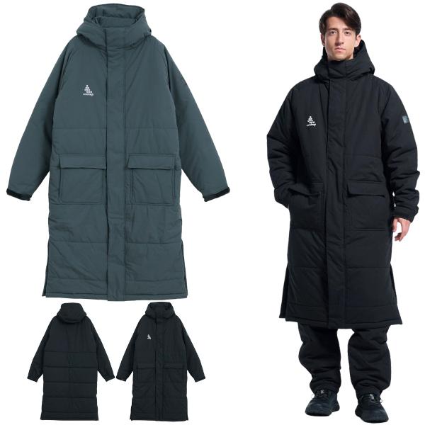 ・SVOLME定番の発熱ベンチコートをリニューアルしました。テカリのないマットなストレッチ素材を使用。シンプルなデザインにすることで、何年にもわたって様々なシーンで長く愛用できる一着に。底冷えする寒さから身体を守る、保温性に優れた発熱中綿を...