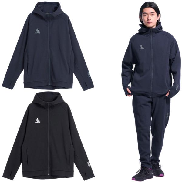・ストレスのない伸縮性と程よい厚みを持つテックスウェットを採用したジップフーディー。洗練されたシルエットで、移動から休日までスマートなスウェットスタイルを演出。・フットサル/サッカー・スウェット/ジップパーカー/テックスウェット・スボルメ ...
