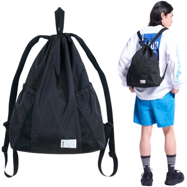 ・スポーツだけでなく、日常でも使いやすいデザインのナップザック。サイドポケットがついて、機能面も充実。・フットサル/サッカー・ナップザック/マルチバッグ/ランドリーバッグ/ジムサック・スボルメ SVOLME・マルチナップサック 1261-5...