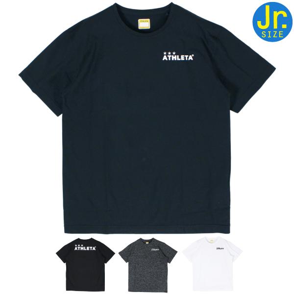 ・吸汗速乾性に優れたロゴプラTシャツ。・フットサル/サッカー・ジュニア/プラクティスシャツ/ユニフォームシャツ/Tシャツ/ドライ/半袖・アスレタ ATHLETA・ジュニア ロゴプラＴシャツ 18016J・素材 ポリエステル100%・サイズ(...