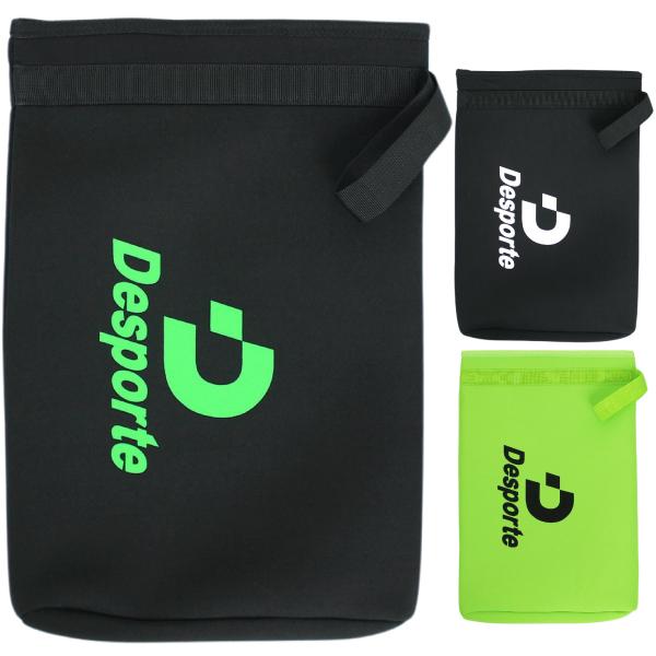 ・伸縮性があり、水を吸収しにくい、ウェットスーツと同じ素材を使用したシューズケース。・フットサル/サッカー・シューズバッグ/シューズケース/シューズ袋・デスポルチ Desporte・シューズケース DSB-007・素材 ネオプレーン100%...