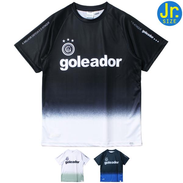 ・氷が解けたような淡いグラデーションがポイント。薄手で軽量のポリエステル素材を採用。・フットサル/サッカー・ジュニア/プラクティスシャツ/ユニフォームシャツ/半袖・ゴレアドール goleador・ジュニア novo oficial Melt...