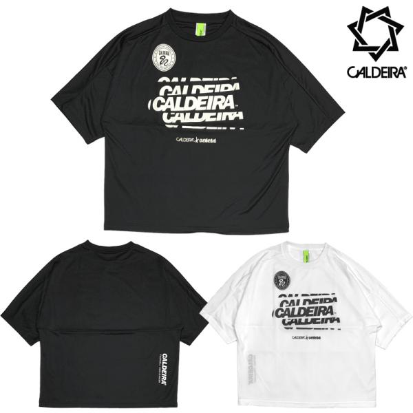CALDEIRAの ルーズフィットドライシャツ"バグ"！キャルデラのルーズシルエットのプラクティスシャツです。袖から肩にかけての切替とワイドな身幅が特徴のプラシャツ。ゆったりとしたシルエットなので、スポーツだけでなく移動着やデイリーウェアと...