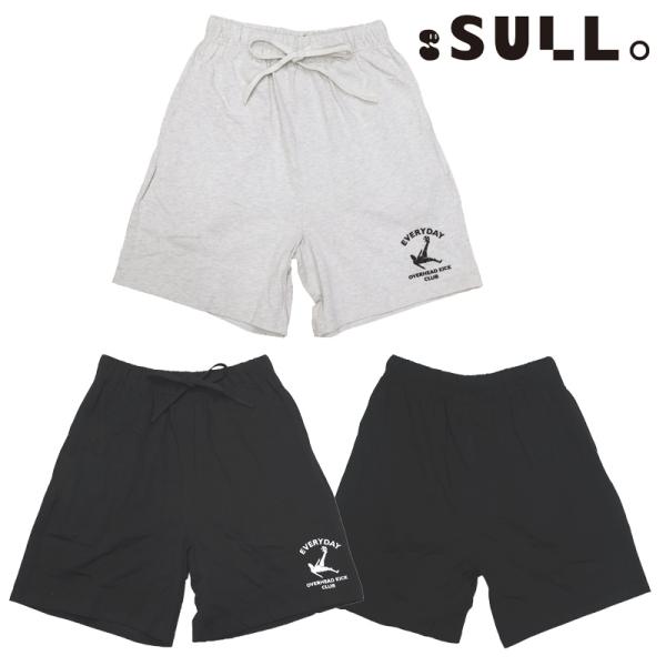 SULLO の OVERHEAD KICK CLUB FLEECE SHORTS！スージョのカジュアルハーフパンツです。コットンTシャツと同じ、薄手の綿素材のハーフパンツ。裏地はなく、サラッとした生地感。カジュアルな雰囲気なのでタウンユース...