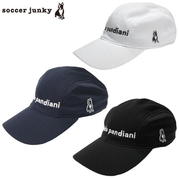 soccerjunkyのパンディアレンシアガ+1！！  サッカージャンキーのメッシュ地のキャップです。 3Ｍ社製の吸汗速乾UVカット素材を採用しているので酷暑の練習だけでなく移動中の暑さ対策にもばっちりです。細かいメッシュ地で通気性に優れて...