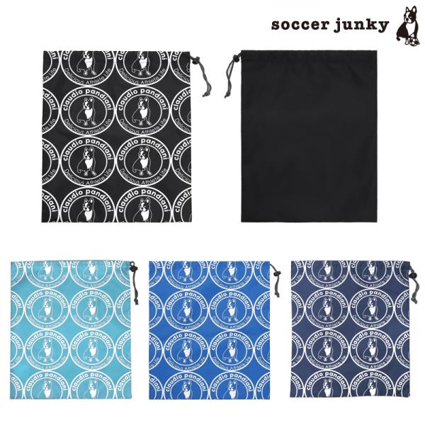 soccerjunkyの パイド+1マルチバッグ！サッカージャンキーのマルチバッグです。ウェアやシューズ、小物などの収納にオススメのサブバッグです。軽くて畳めるので、持ち運びが便利です。片紐タイプのバッグです。