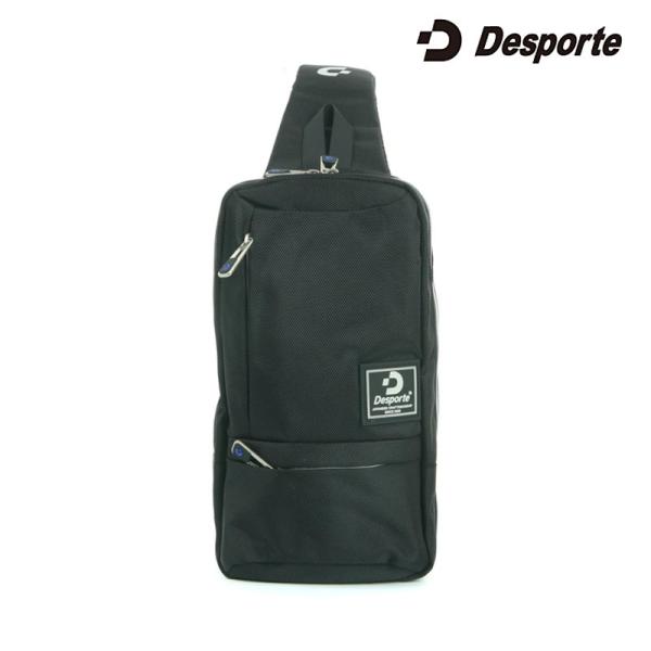 Desporteのショルダーバッグ（縦型）！　デスポルチの縦型のショルダーバッグです。重要なアイテムを入れやすい、ジッパー式ポケットがフロントに二つ付いています。調節可能なパット入りストラップです。バッグ本体のバッグパネルもメッシュ素材です。