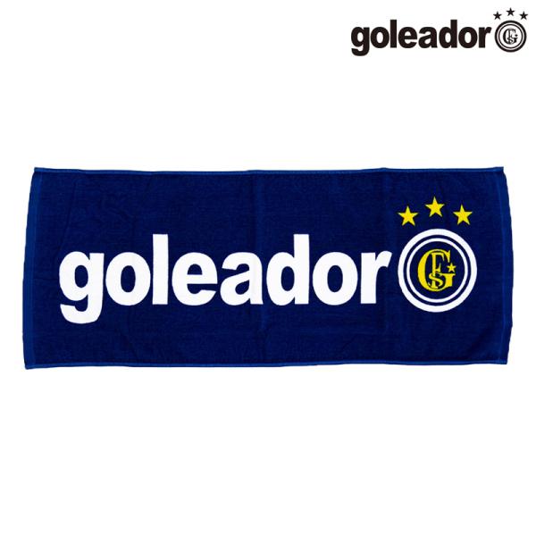 goleador の フェイスタオル！ゴレアドールのタオルです。スポーツ時には必需品のフェイスタオル。綿100%の柔らかな肌触りが特徴。卒業記念品やギフトにおすすめです。綿100％。大きさ：34cm×84cm